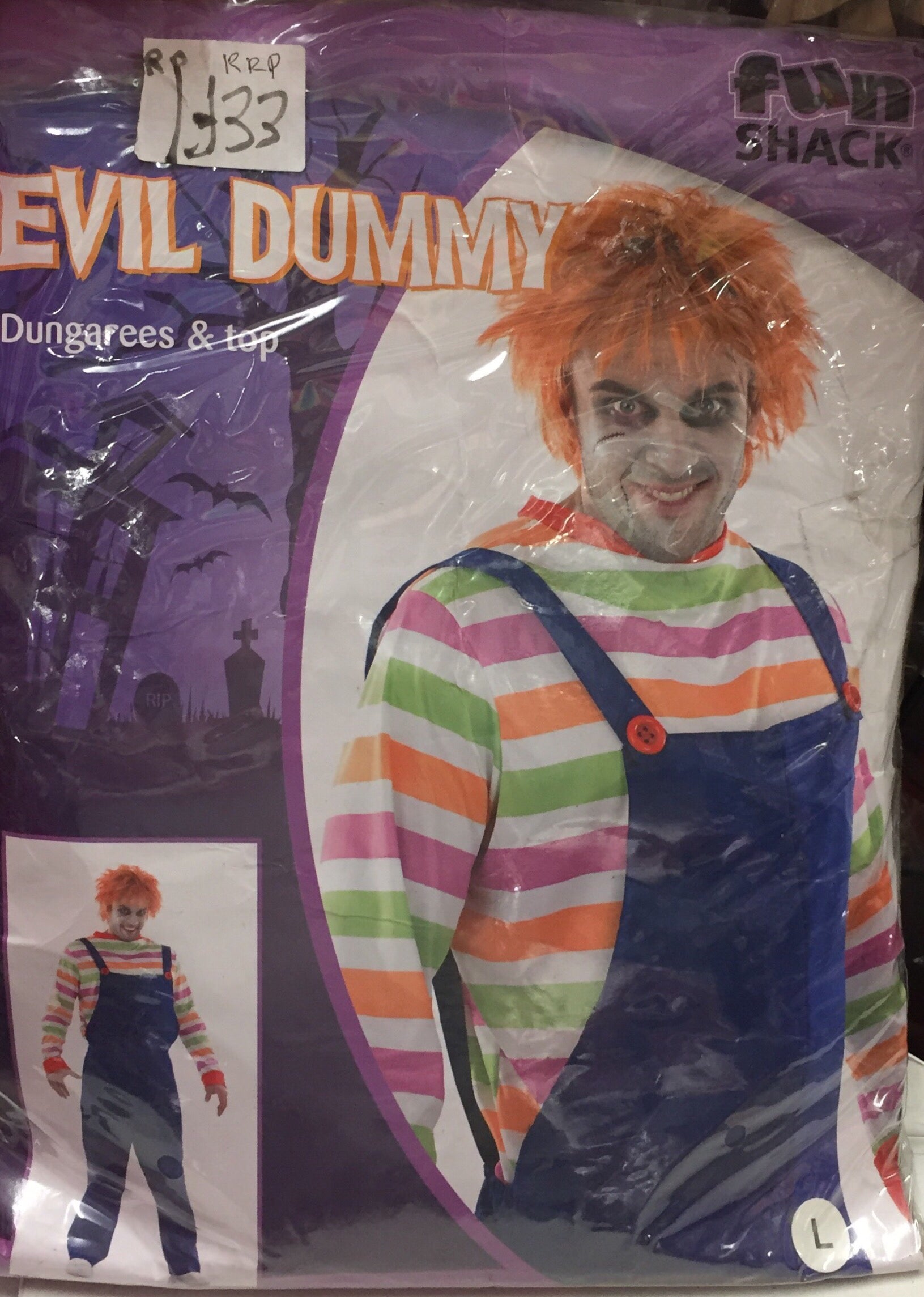 Fun Shack Adult Evil Dummy Costume – Jennys Den